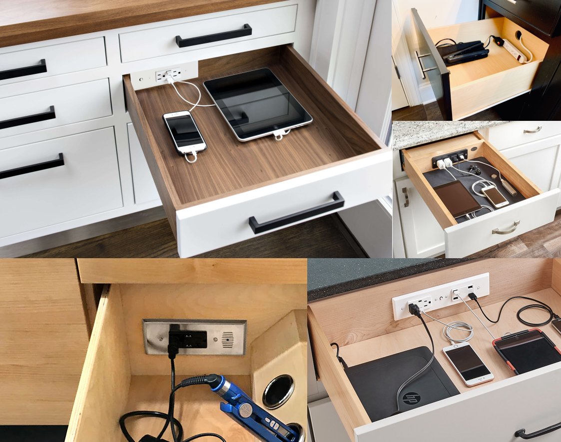Tip: electrical outlet in Drawers - The Kitchen Times